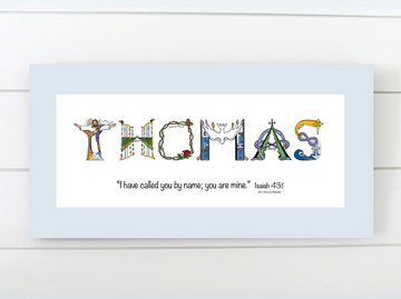The Christian Alphabet - Personalized Christian Gifts